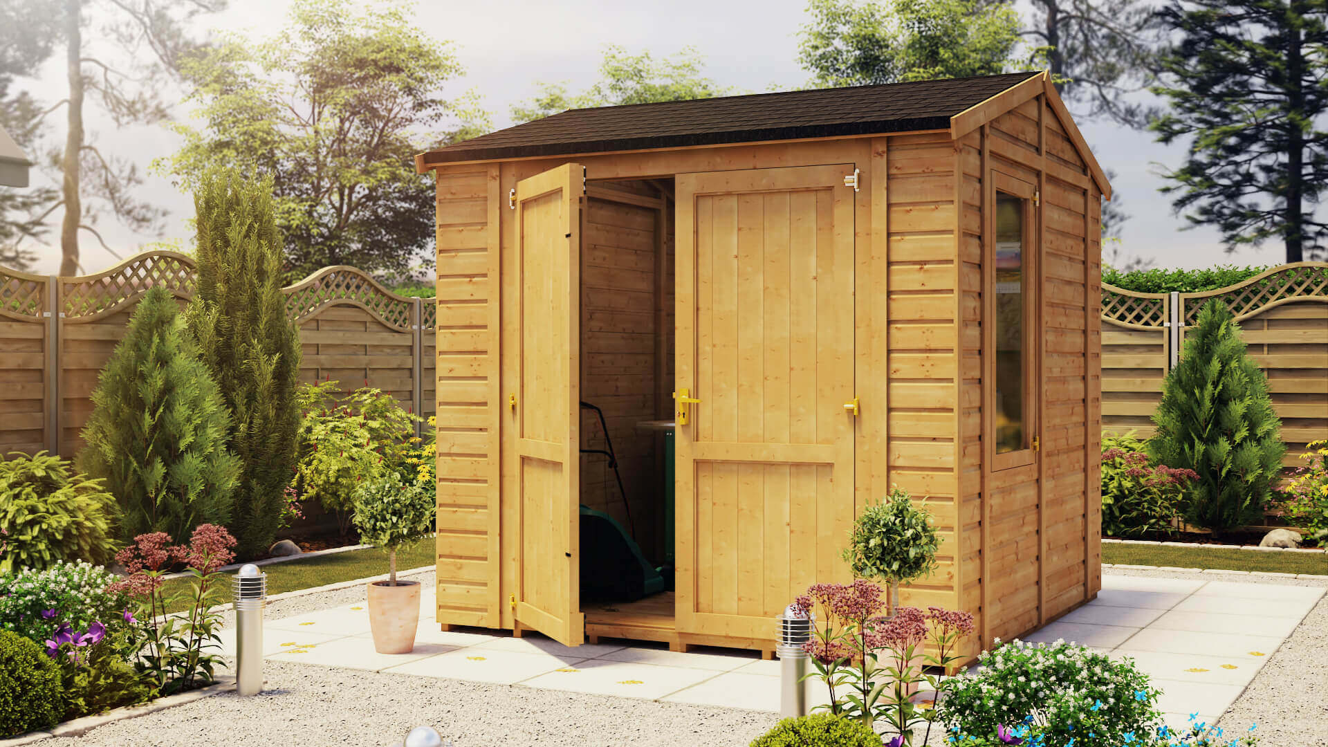 8 x 8 Wooden Garden Sheds | Project Timber | Free UK Delivery