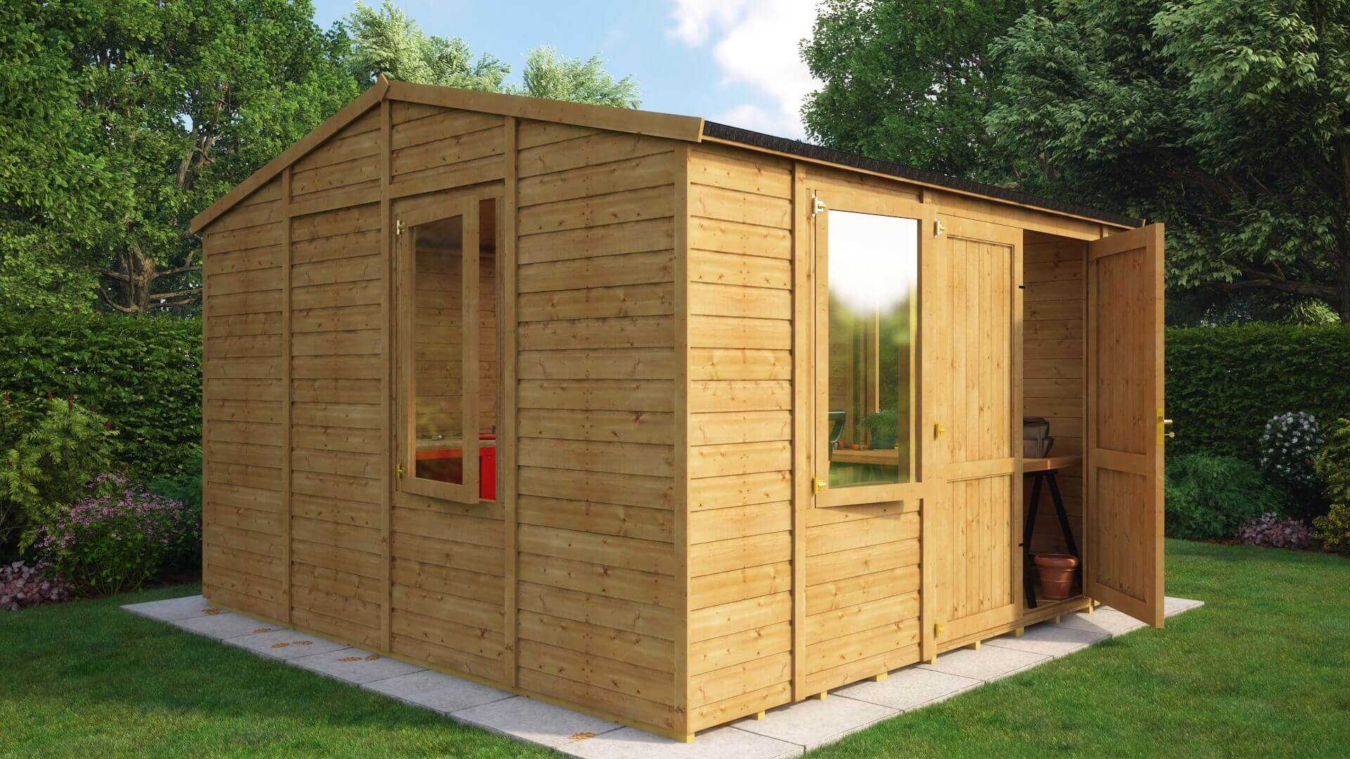 12x12 Garden Sheds | Wooden Garden Sheds | Project Timber