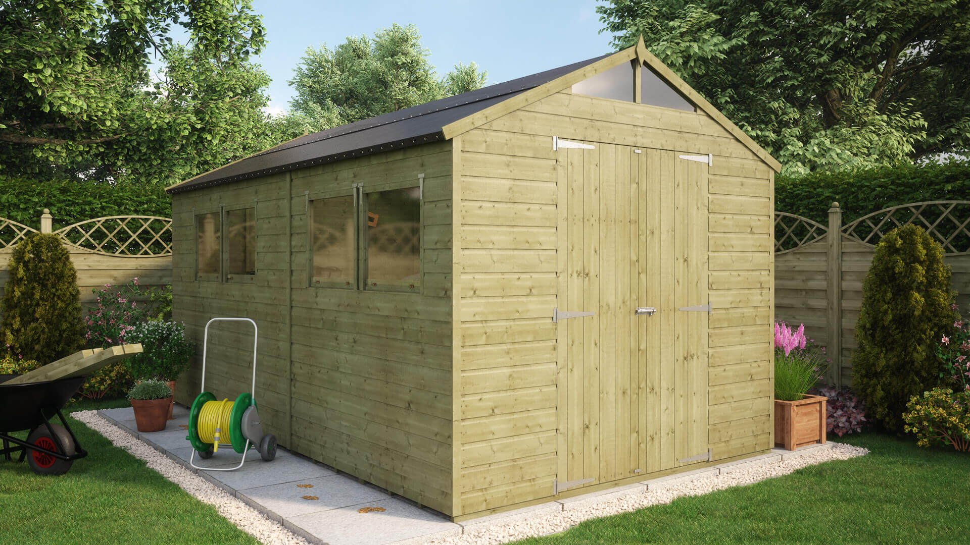 14x8 Garden Sheds | 14x8 Wooden Garden Sheds | Project Timber