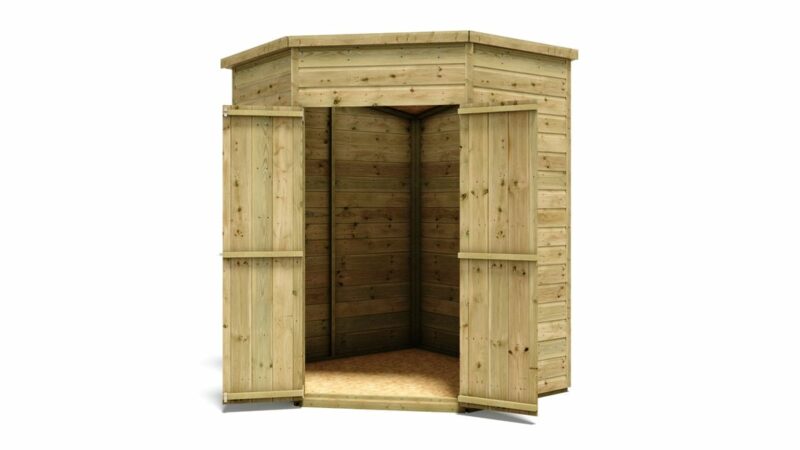 Pressure Treated 7 x 7 Corner Garden Shed | Best Quality Sheds