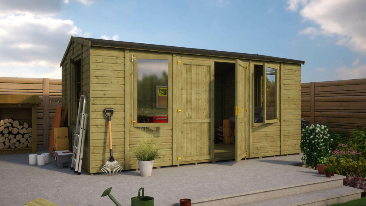Project Timber™ - Pressure Treated, Shiplap, T&G and Windowless Garden ...