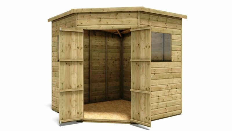 Pressure Treated Corner Shed | Windowed | Best Quality Corner Sheds