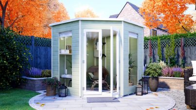 Corner Summerhouse for Sale | Pressure Treated | Premium Quality Shed