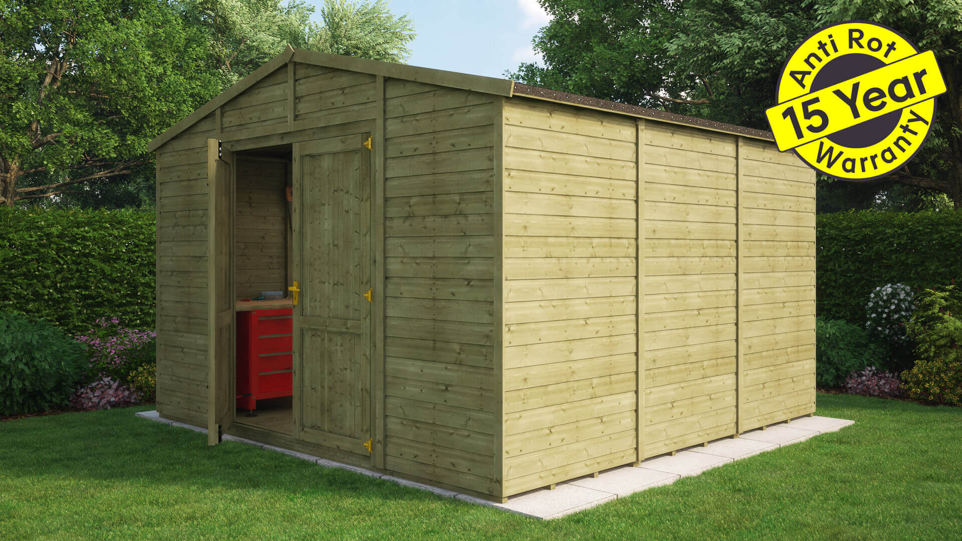 12x12 Garden Sheds | Wooden Garden Sheds | Project Timber