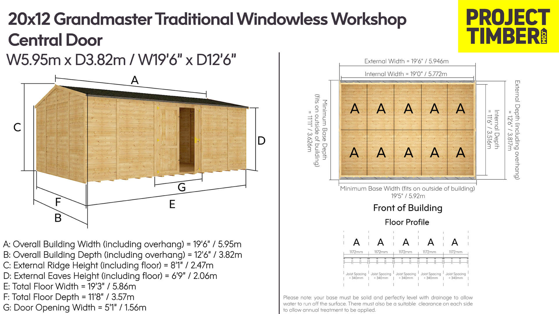 20 x 12 | Project Timber™