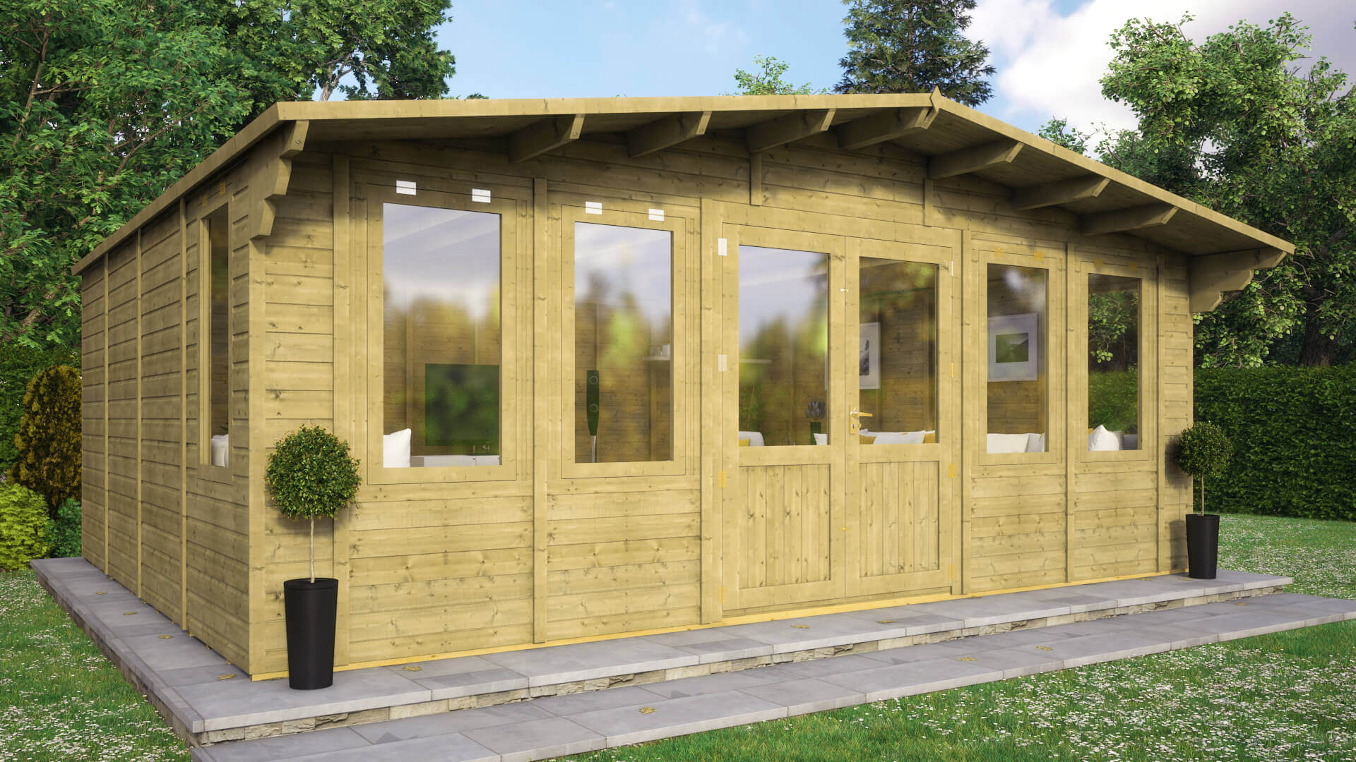 20 x 16 Summerhouses | Project Timber | Free UK Delivery