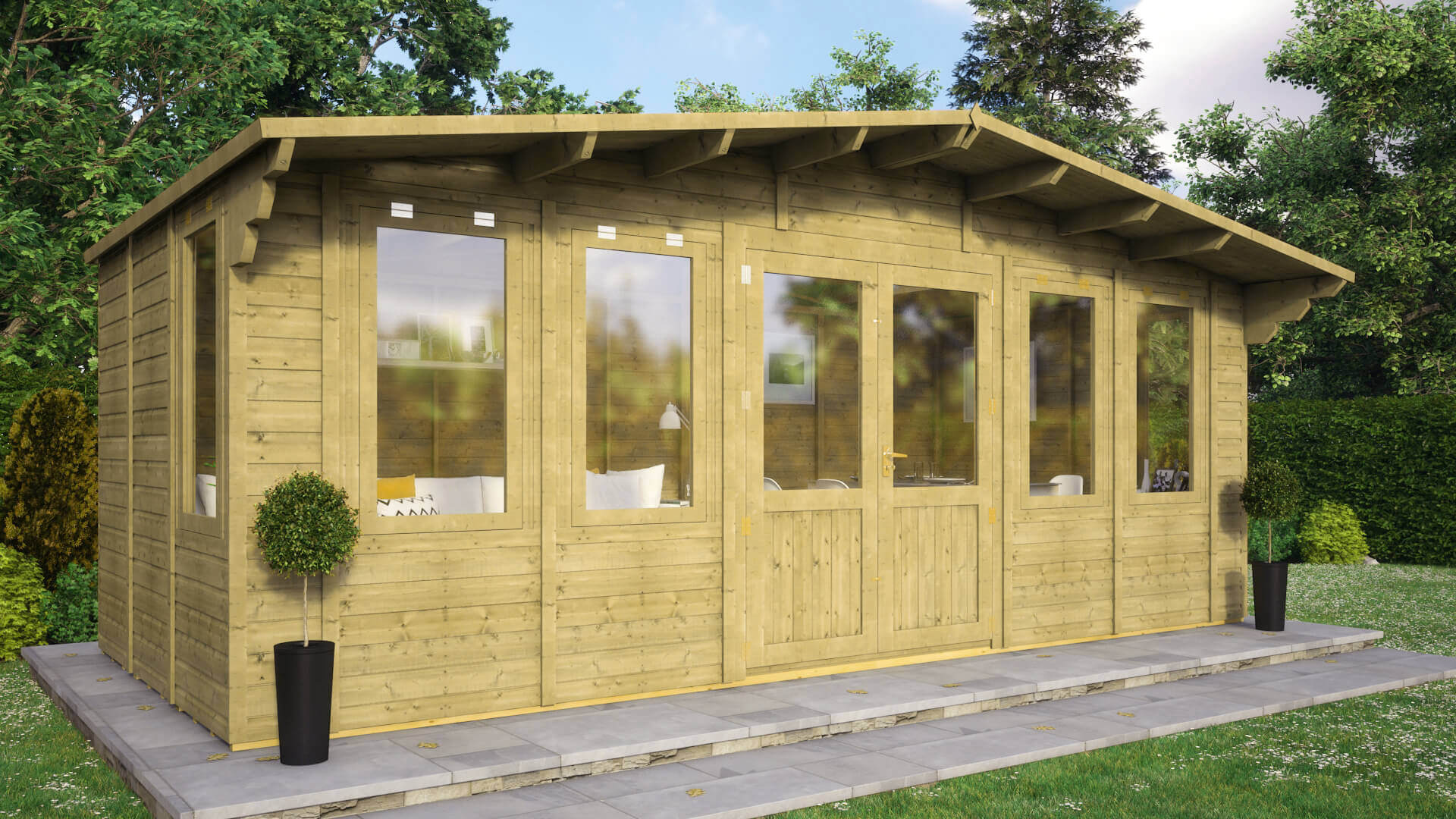20 x 9 Summerhouses | Project Timber | Free UK Delivery