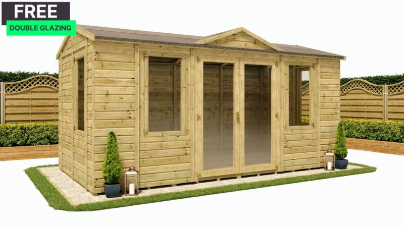 Pressure Treated Grandmaster Clockhouse Garden Room