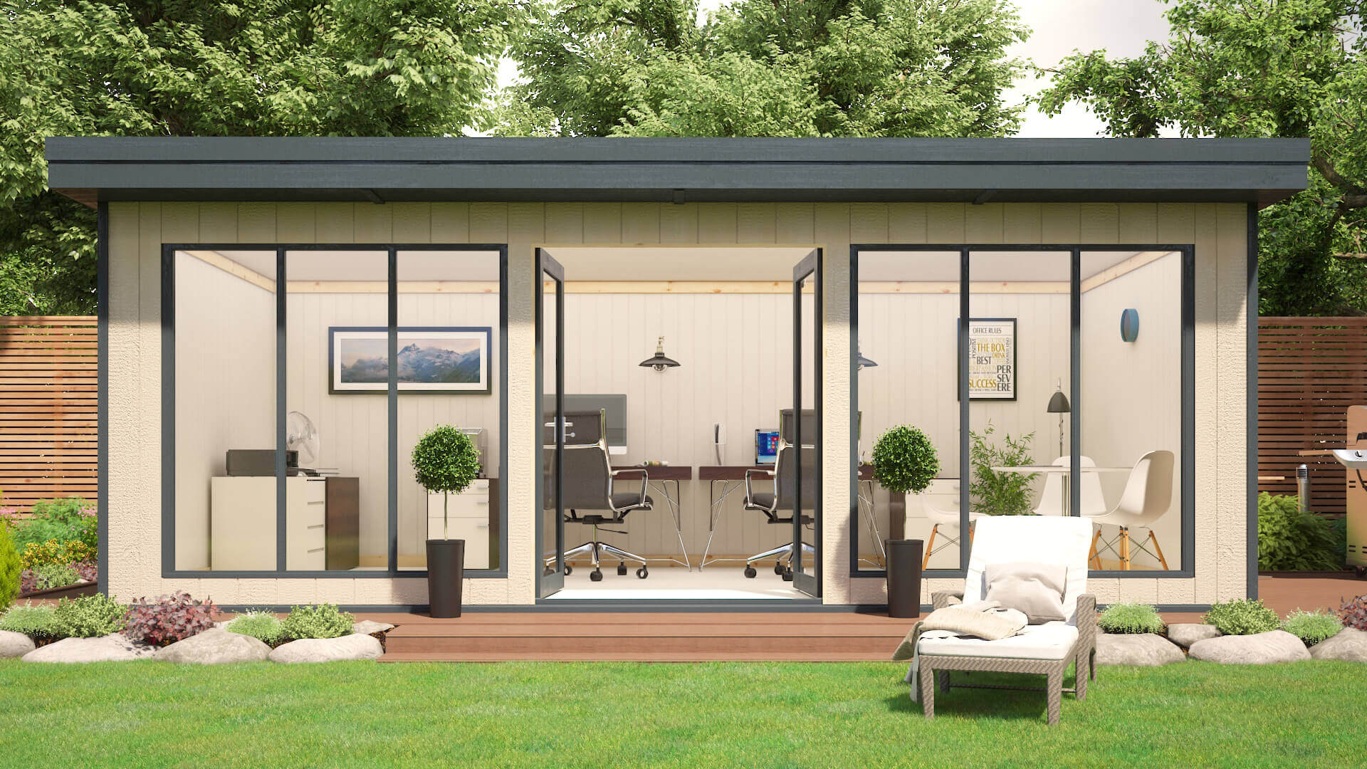 20 x 10 Garden Offices | Project Timber | Free UK Delivery