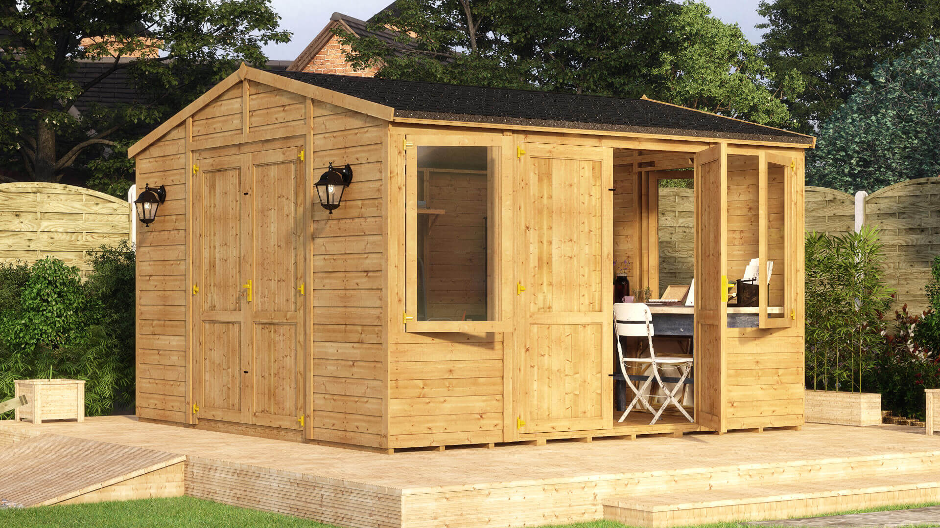 12x12 Garden Sheds | Wooden Garden Sheds | Project Timber