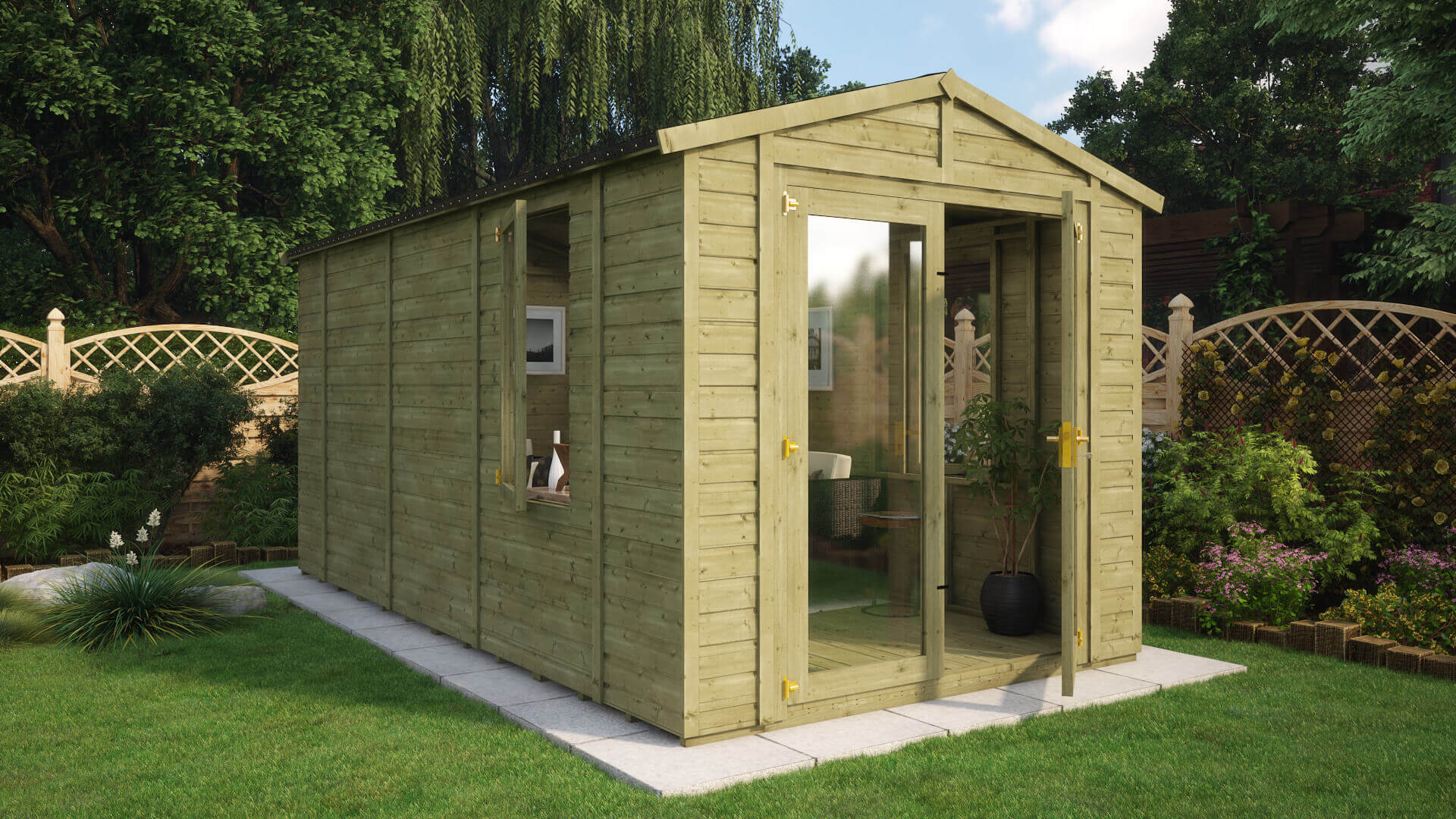16 x 8 Summerhouses | Project Timber | Free UK Delivery