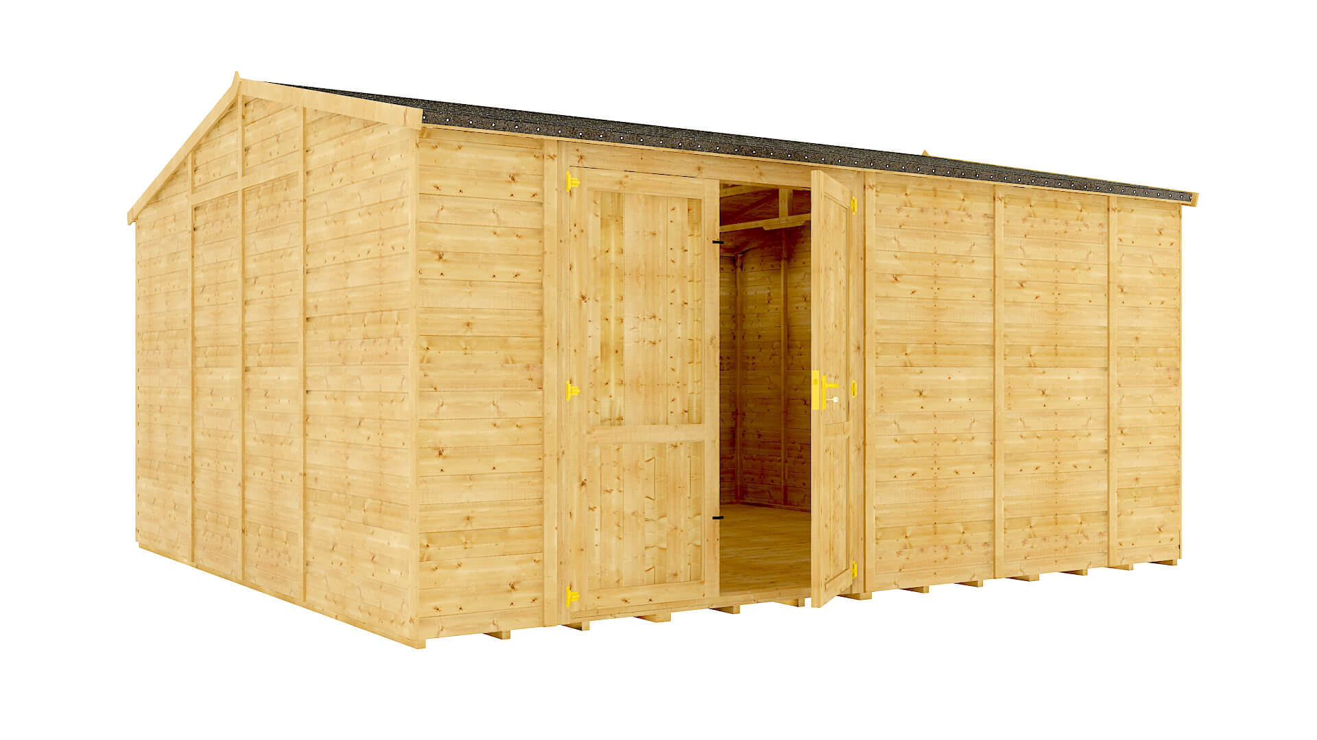 16 x 14 Wooden Garden Sheds | Project Timber | Free UK Delivery