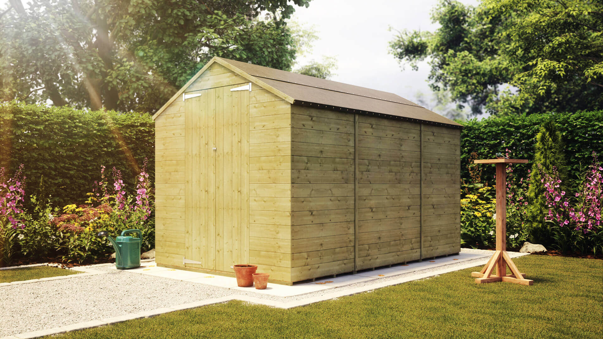 10x6 Garden Sheds | Pressure Treated | Free & Fast UK Delivery