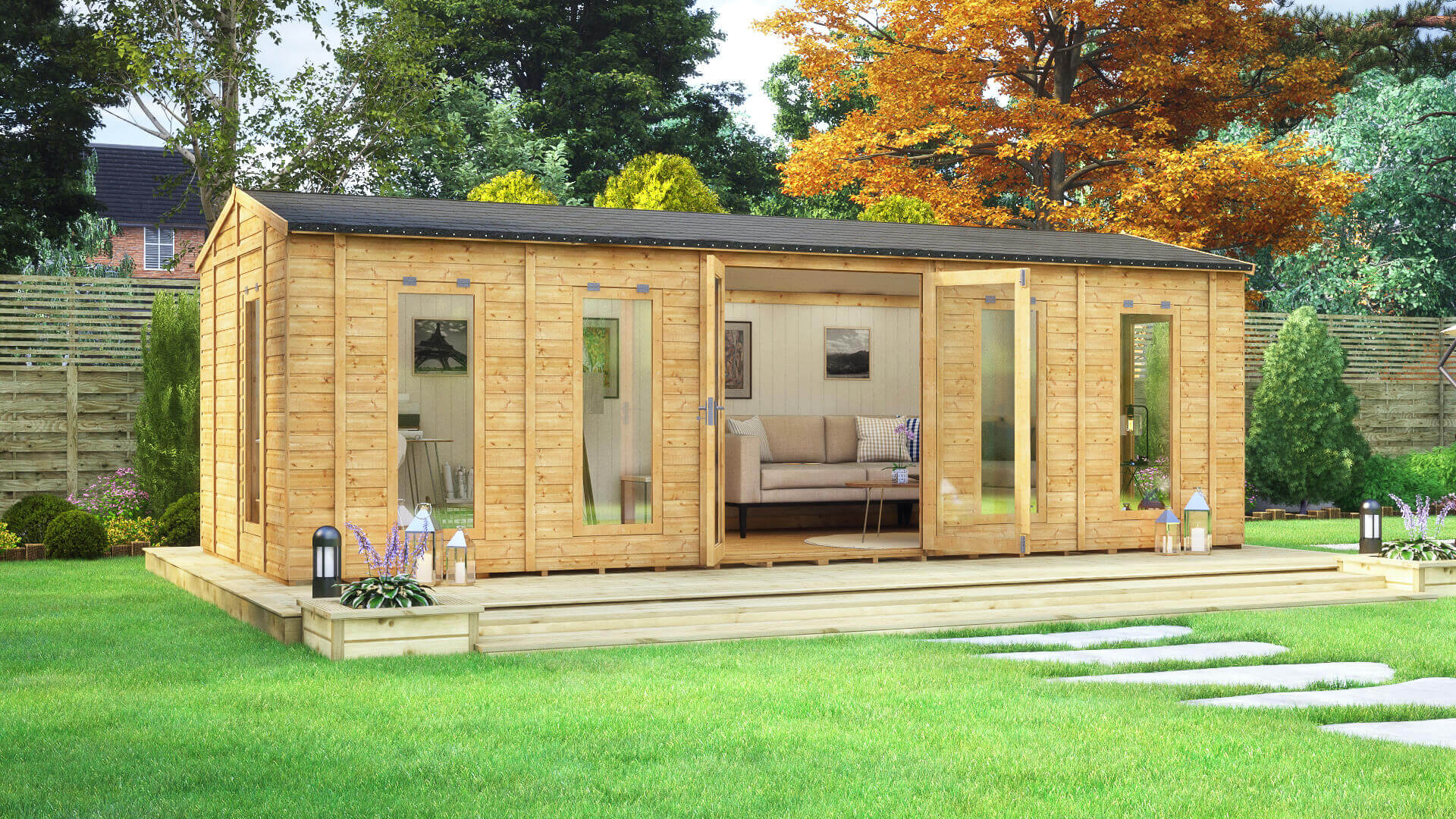 24 x 10 Summerhouses | Project Timber | Free UK Delivery