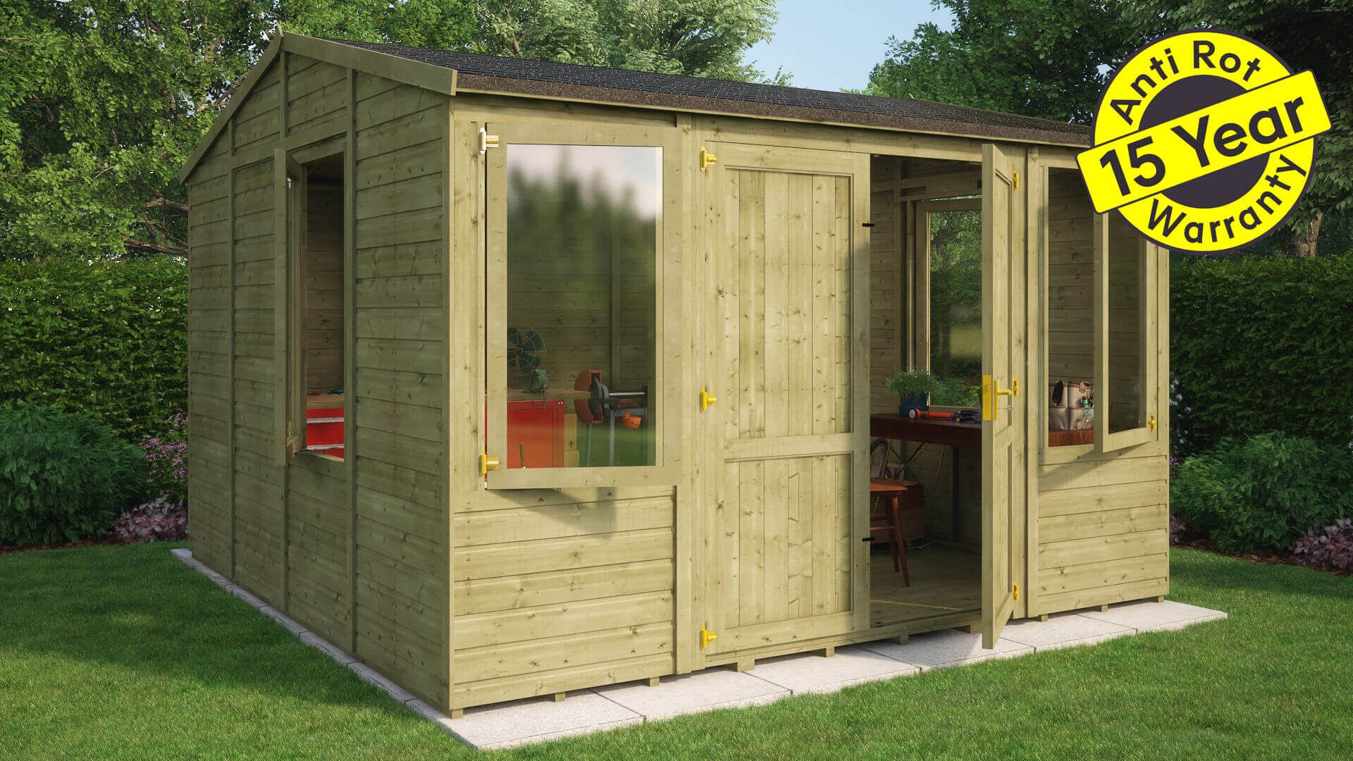 12x12 Garden Sheds | Wooden Garden Sheds | Project Timber