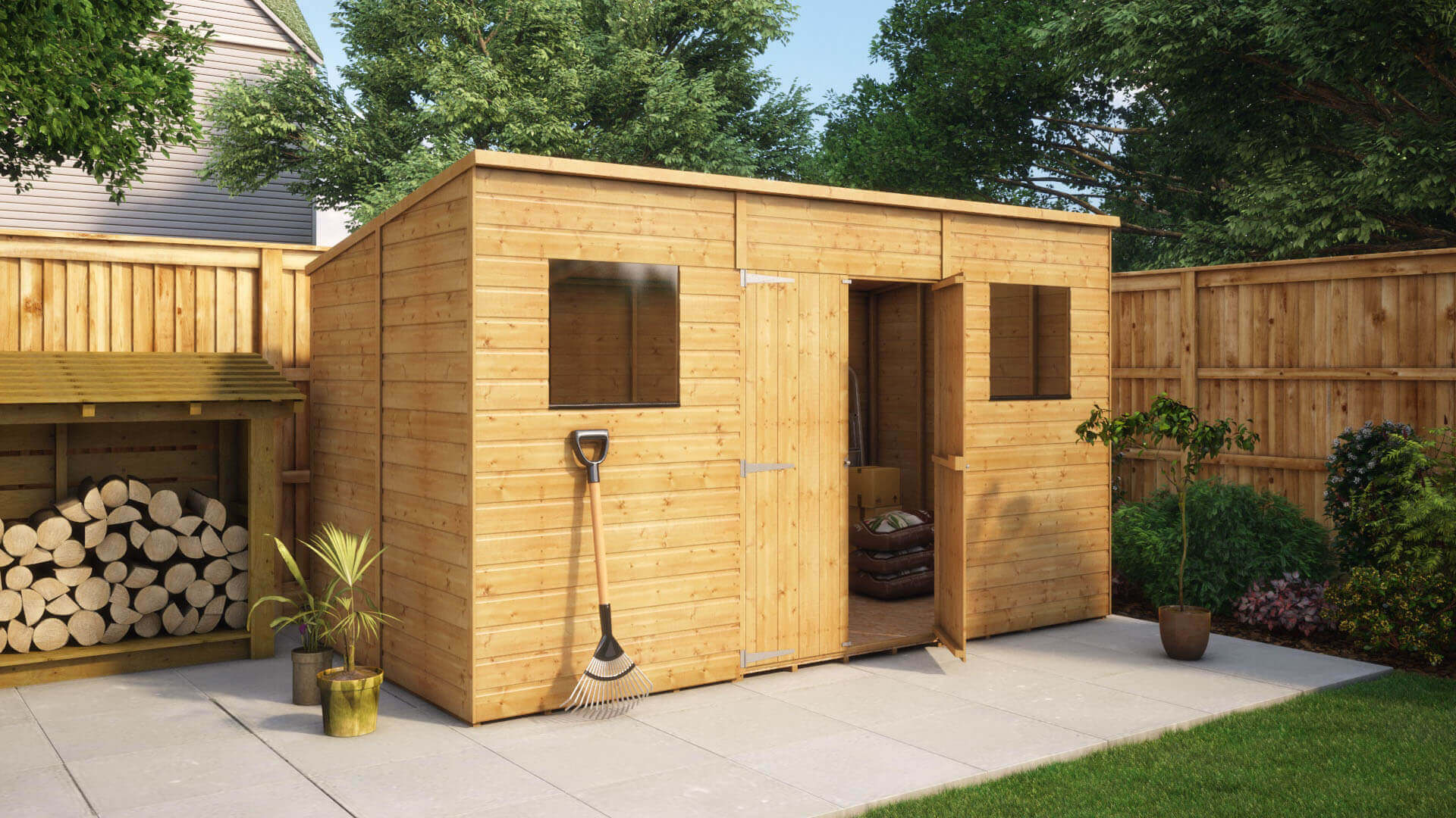 12 x 6 Garden Sheds | 12 x 6 Size Wooden Garden Sheds | Project Timber