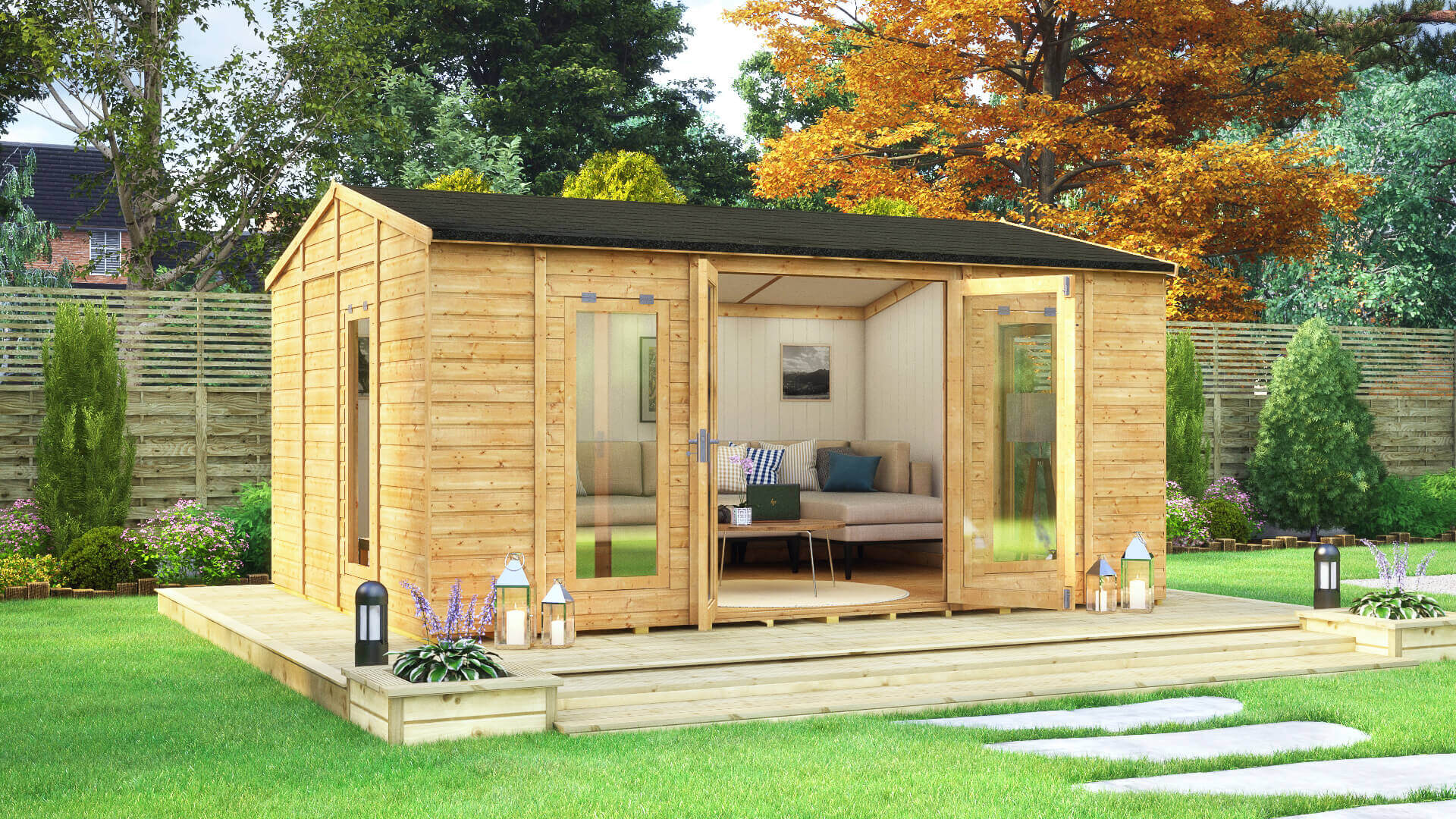 16 x 12 Summerhouses | Project Timber | Free UK Delivery