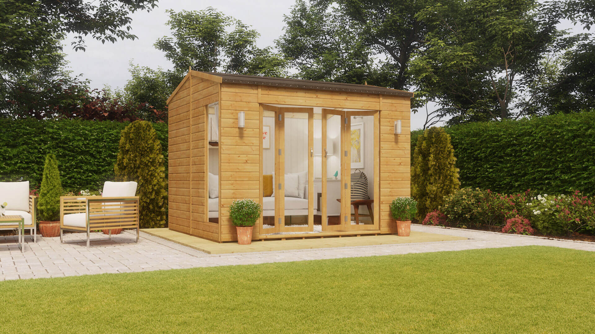 10 x 8 Summerhouses | Garden Summer Houses | Project Timber | Free UK ...