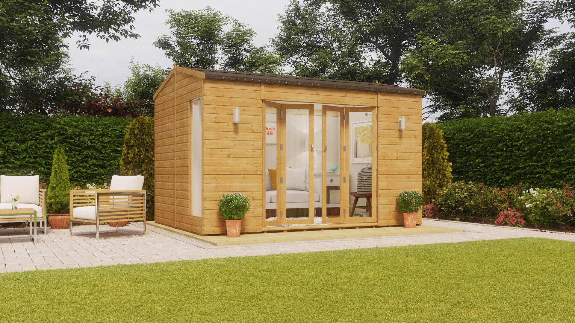 12 x 8 Summerhouses | Project Timber | Free UK Delivery