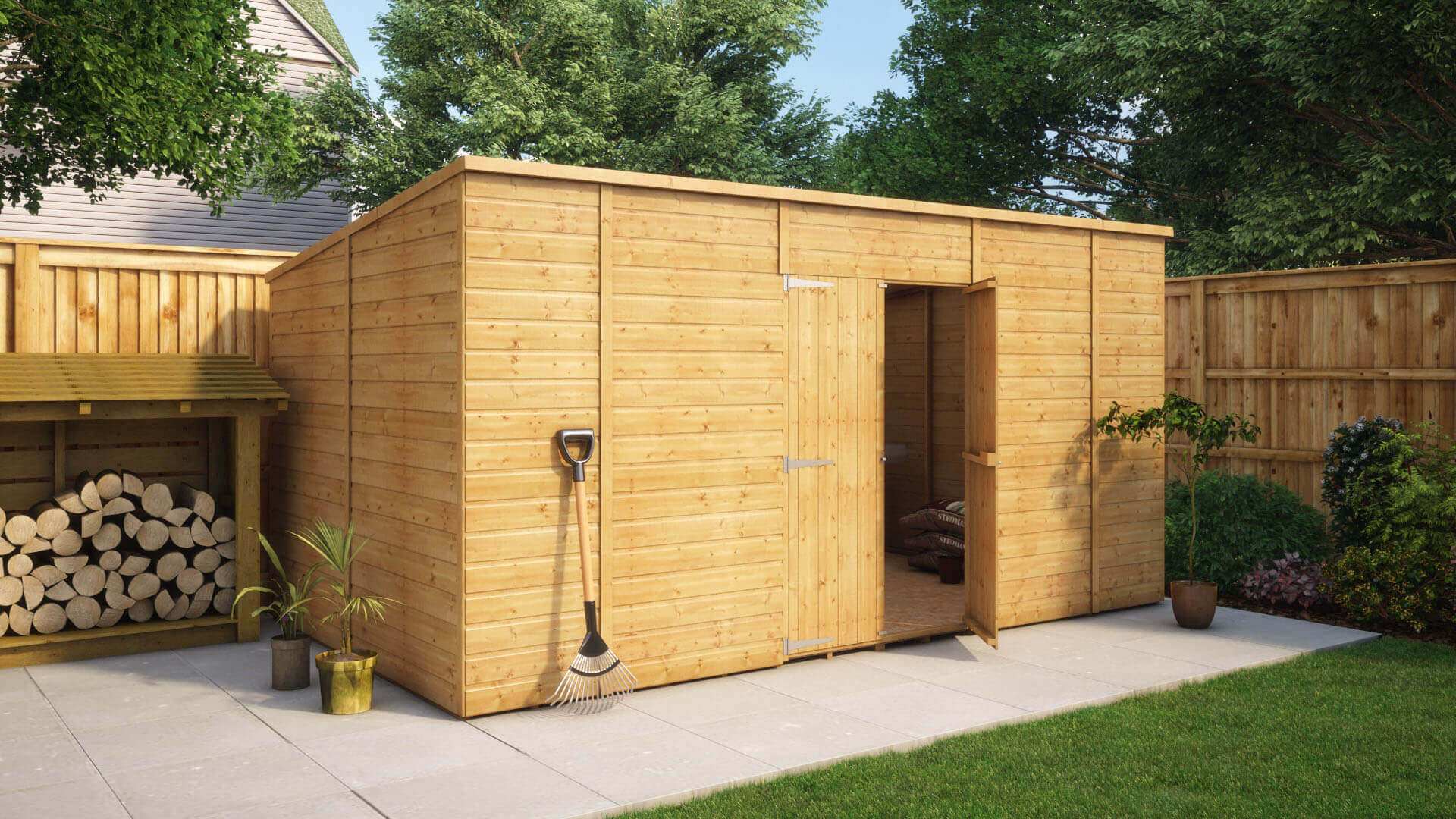 14x8 Garden Sheds | Wooden Garden Sheds | Project Timber