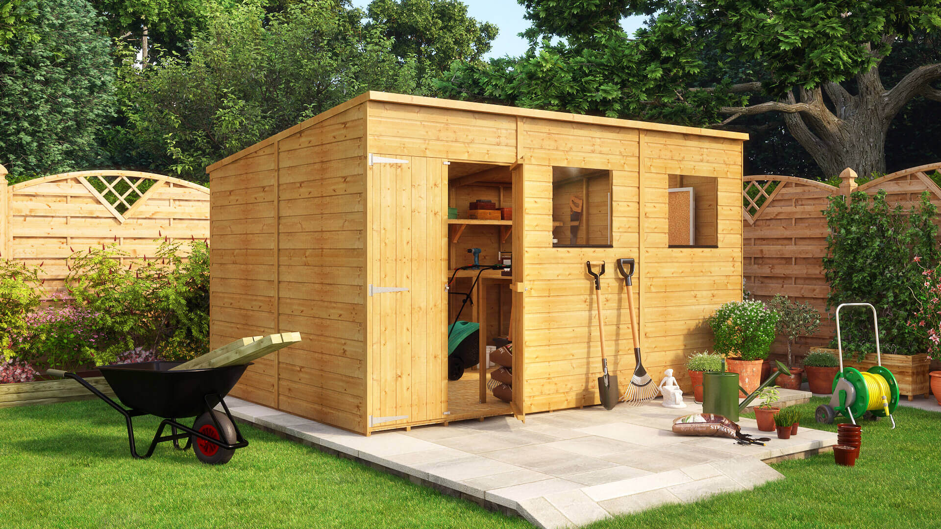 12x8 Sheds| 12x8 Garden Sheds|Wooden Garden Sheds| Project Timber