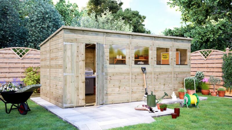 Project Timber™ - Pressure Treated, Shiplap, T&G and Windowless Garden ...