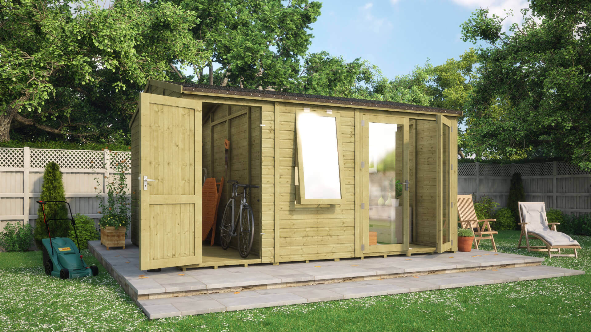 14 x 12 Summerhouses | Project Timber | Free UK Delivery