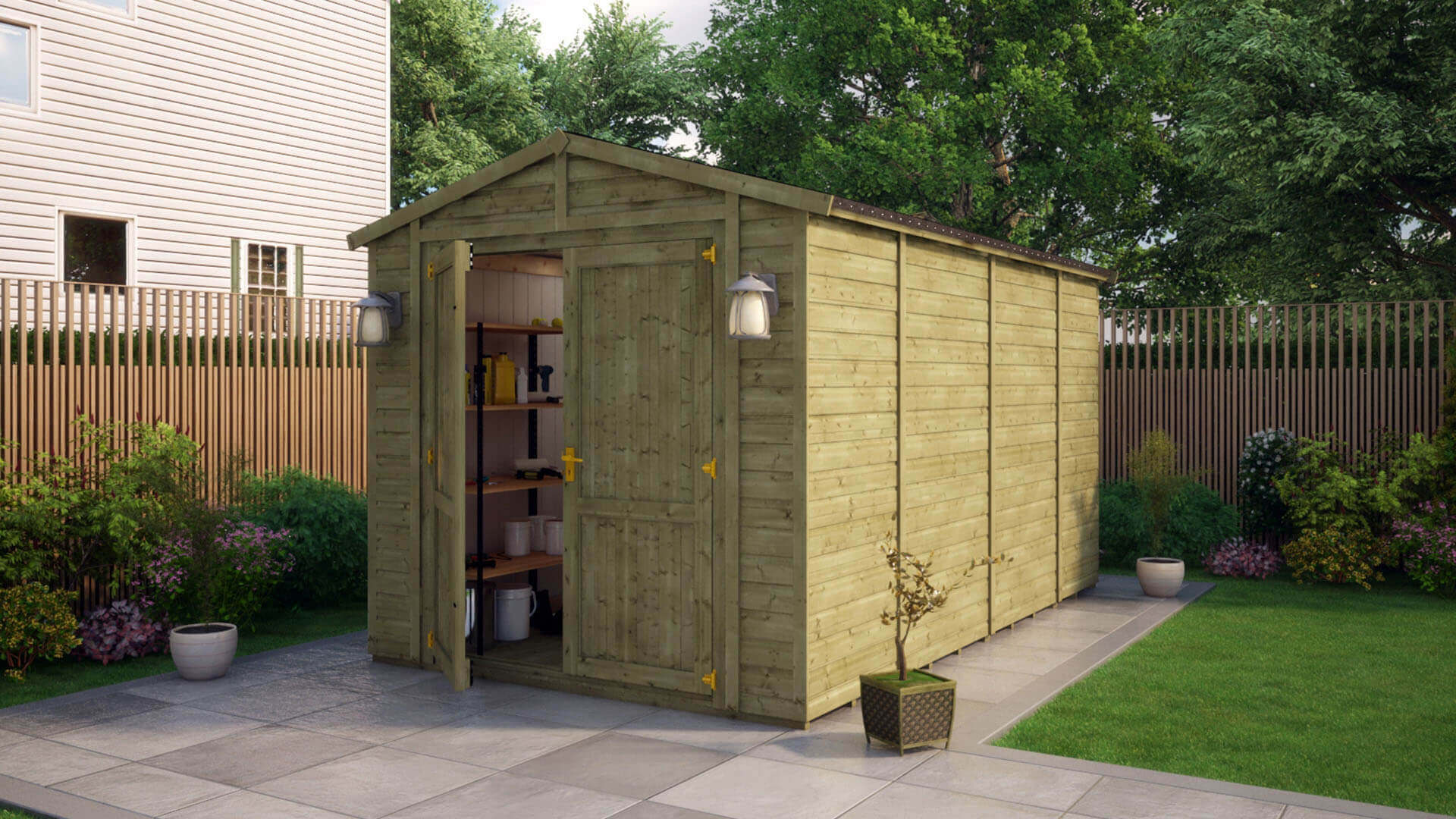 14x8 Garden Sheds | Wooden Garden Sheds | Project Timber