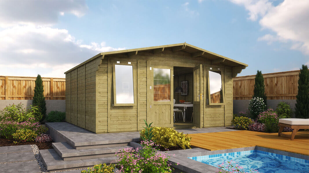 16 x 16 Pressure Treated Buildings |Premium Garden Buildings