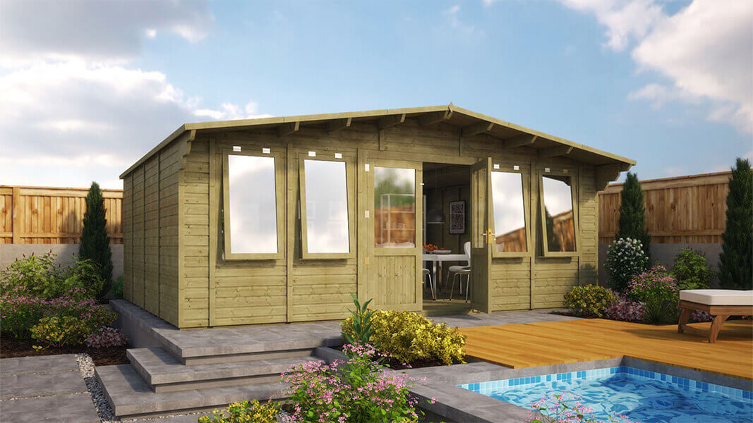 Shiplap Cladding Log Cabins | Project Timber | Summer Houses