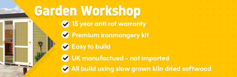 Garden Workshop Sheds & Buildings for Sale| Project Timber