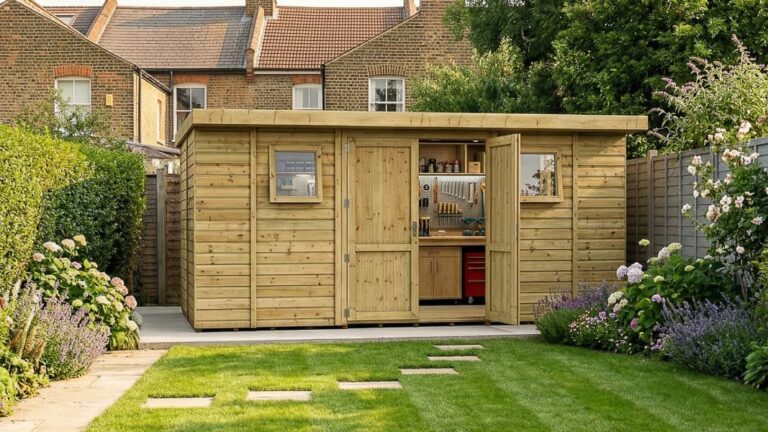 Short Window | Pent Extra Heavy Duty and Tall Workshop Shed
