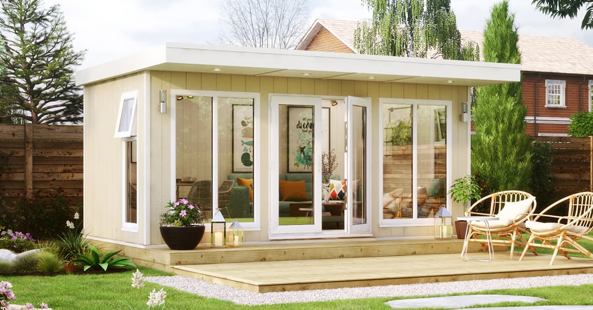 Large Overhang | Evolution™ Insulated Garden Office