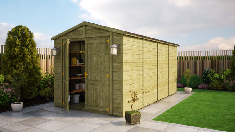 Project Timber™ - Pressure Treated, Shiplap, T&G and Windowless Garden ...