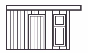 With Boarded Side Door | Project Timber™